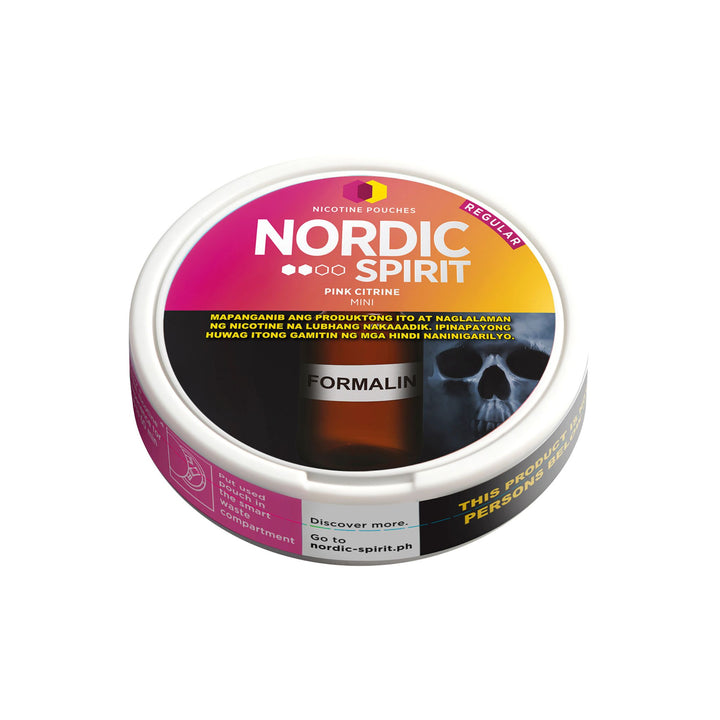 NORDIC SPIRIT PINK CITRINE ALL WHITE – Scandy.ph - Nordic Snus in the ...